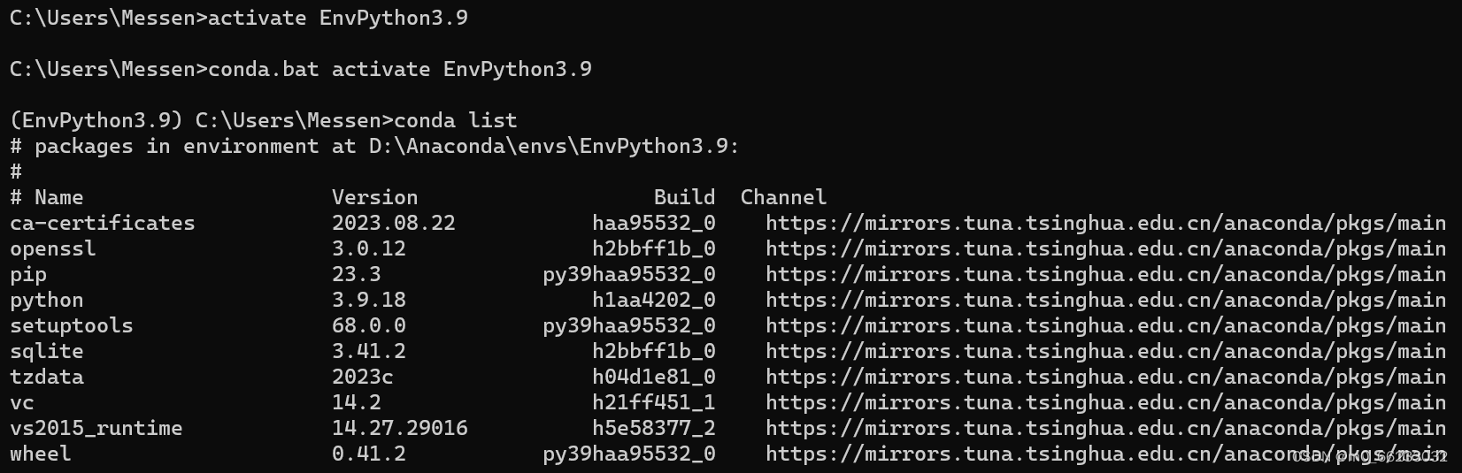 python3.9配虚拟环境搭建numpy、tensorflow、matplotlib解决版本不兼容问题_tensorflow虚拟环境下安装matplotlib包-CSDN博客
