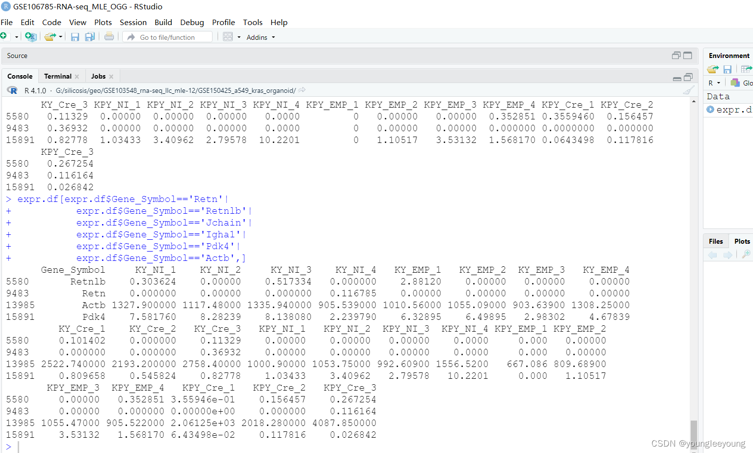 geo读取表达矩阵 RNA-seq R语言部分（表达矩阵合并及id转换）_geo bulk-rna r语言-CSDN博客