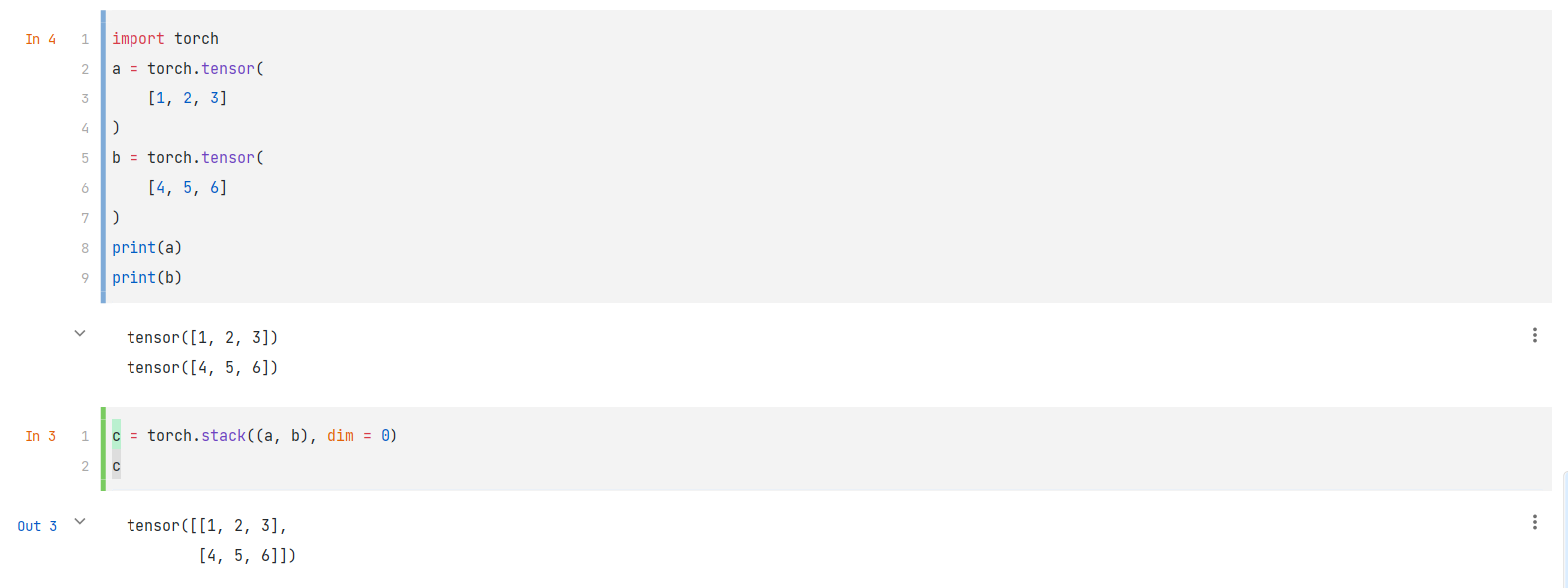 【Torch笔记】Torch.stack() 使用方法_torch.vstack操作就是将1x8的矩阵放到1x49x8矩阵的第一行嘛,最后得到 ...