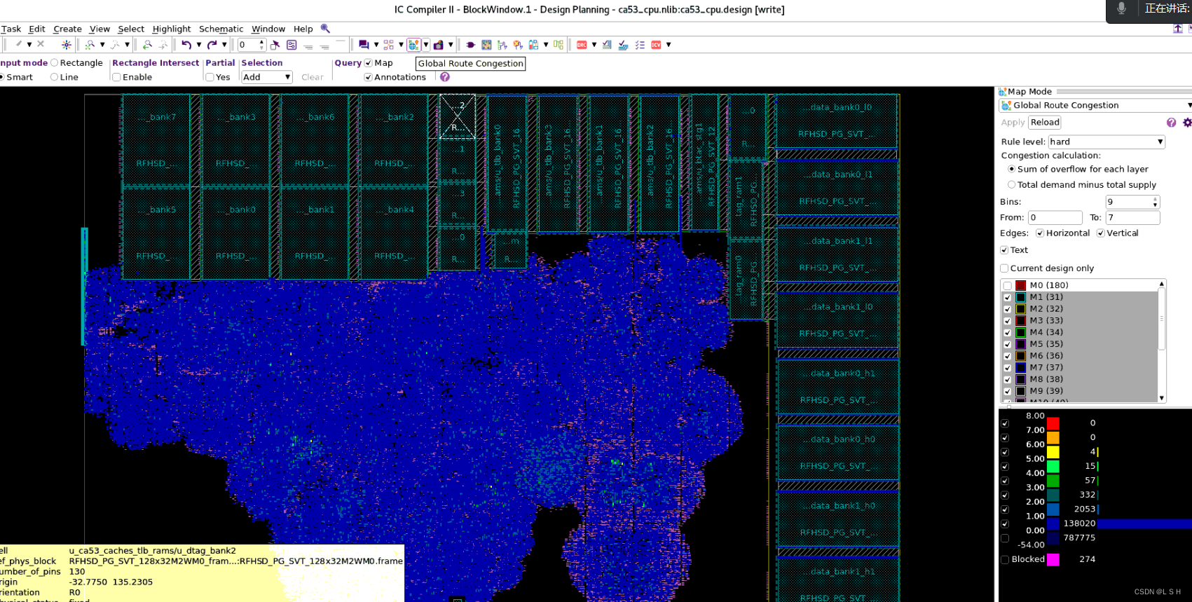 关于摆放floorplan的注意点，以及place后的congestion问题_innovus 在place之后看congestion-CSDN博客