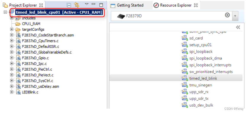 用CCS搭建简单的F28069M工程并控制LED闪烁，以及实现注解_f28069例程-CSDN博客