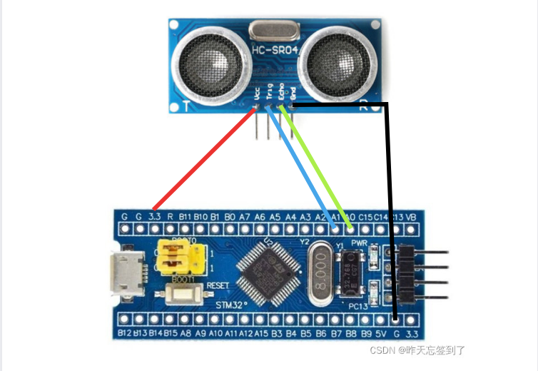 STM32系列(HAL库)——F103C8T6通过HC-SR04超声波模块实现测距_stm32f1 hal 超声波测距-CSDN博客