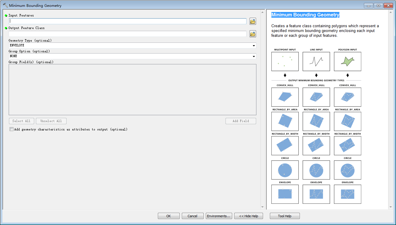 ArcGIS应用（十七）Arcgis 图要素最小边界几何计算（Minimum Bounding Geometry）-CSDN博客
