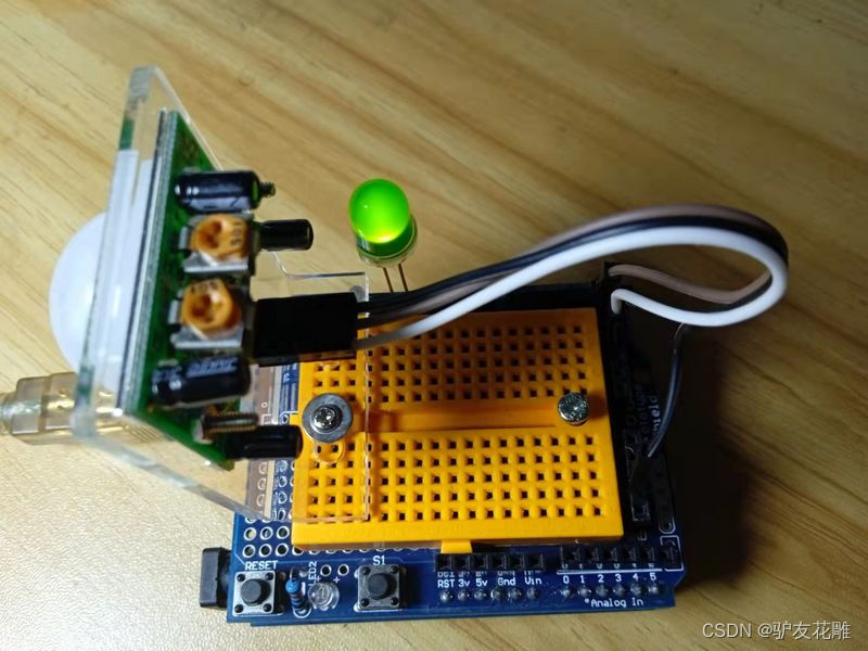 【雕爷学编程】arduino动手做（66） Hc Sr501热释电传感器模块5hc Sr501 Arduino Csdn博客
