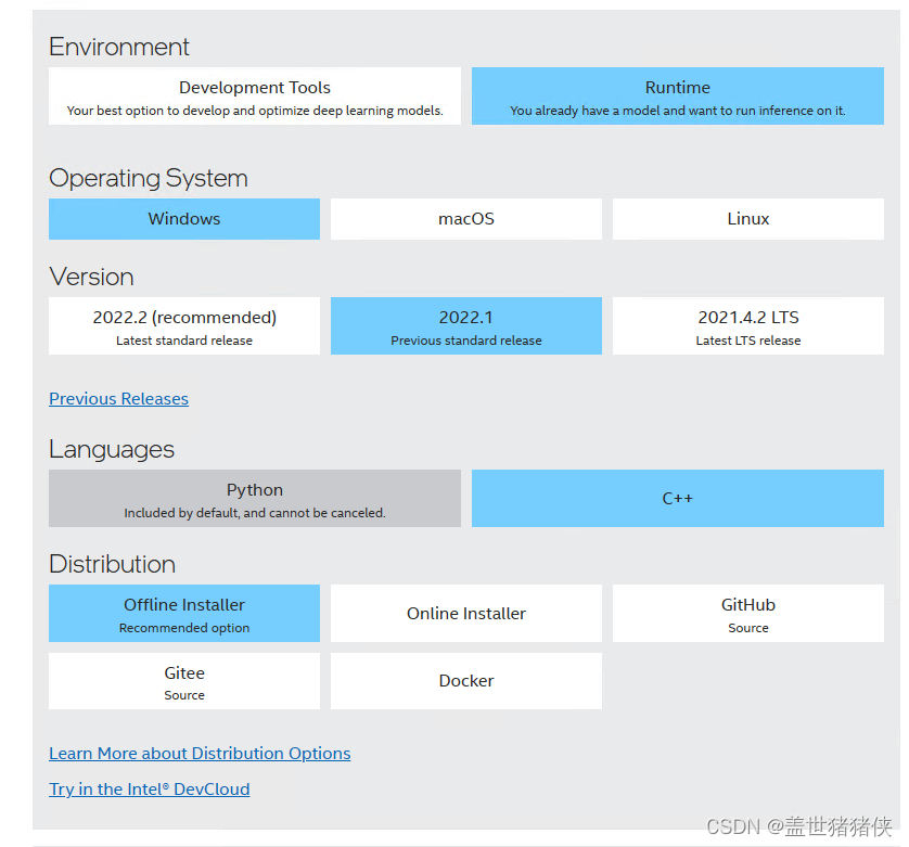 OpenVino端模型部署_如何将openvino的模型部署到cyclone v-CSDN博客