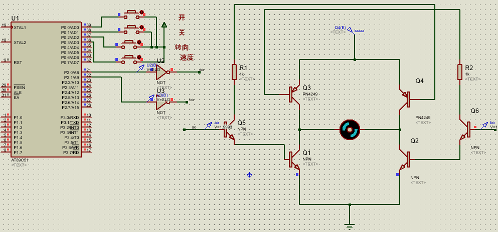 51单片机 PWM 直流电机调速+Proteus仿真_spwm proteus 51 hei-CSDN博客