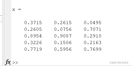 MATLAB rand-CSDN博客