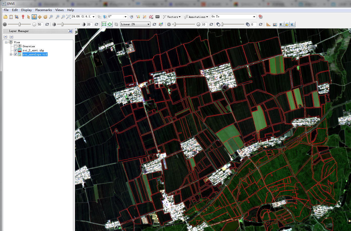 ENVI5.3：矢量(shp)转ROI_envi shp转roi-CSDN博客