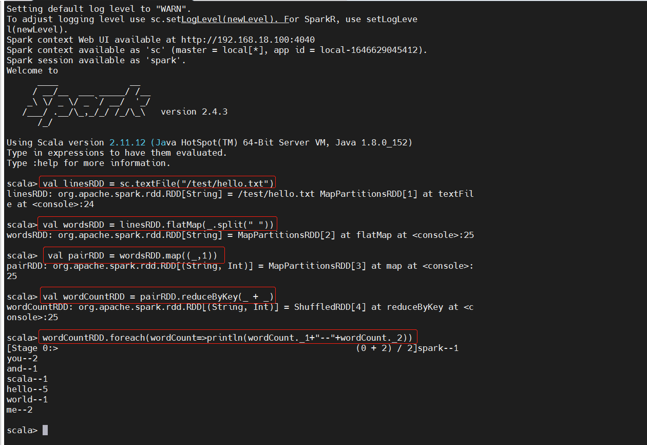 Spark05：【案例】单词计数：Scala代码和Java代码实现以及任务提交的几种方式_scala 读取文件中某个单词出现次数_做一个有趣的人Zz的博客-CSDN博客
