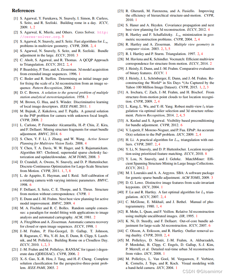 Colmap论文之一：Structure-from-Motion Revisited-CSDN博客