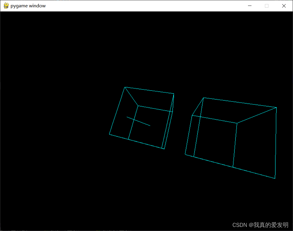 Opengl 绘制两个正方体ooengl在窗口绘制两个立体 Csdn博客