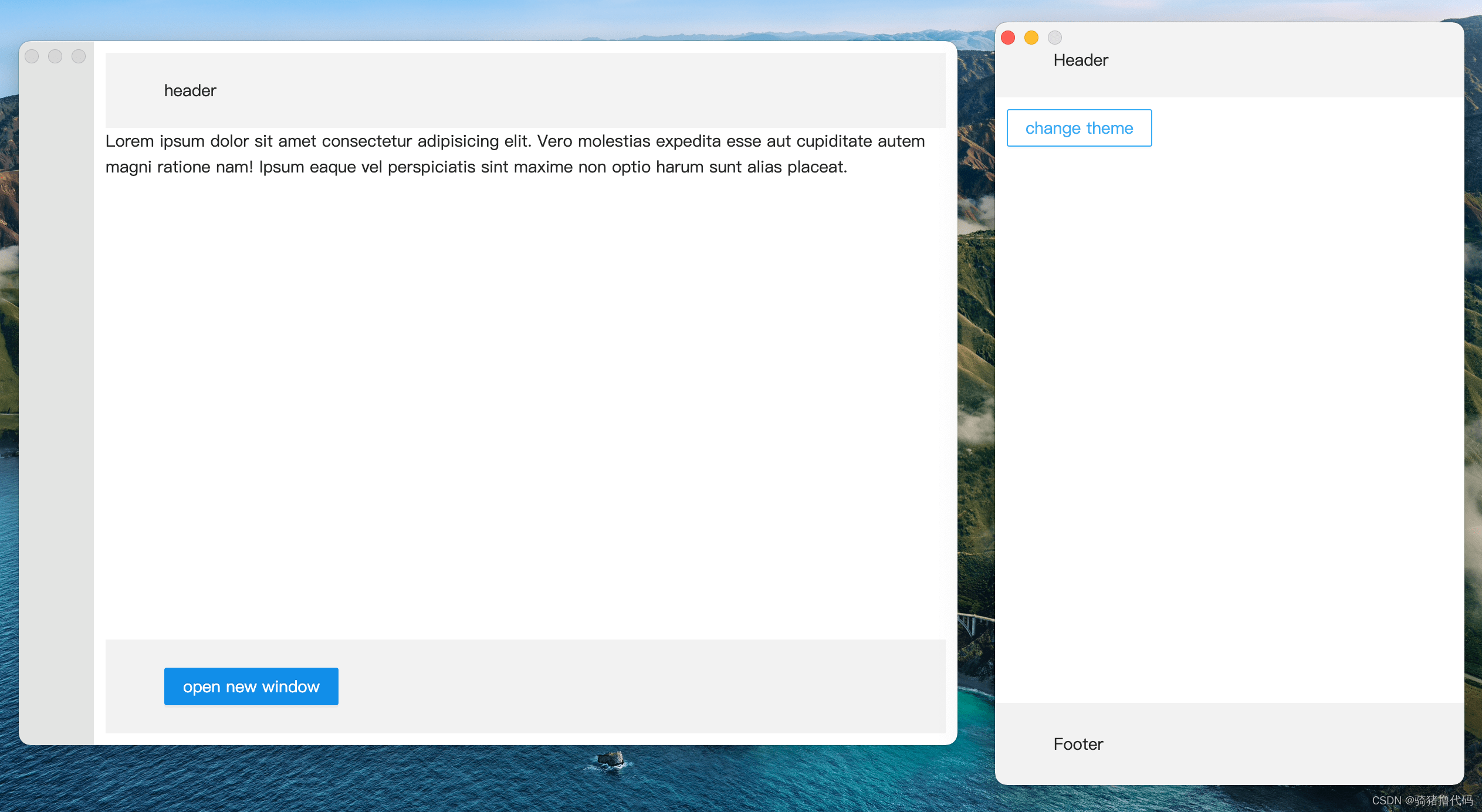 依据electron-vite写一个多窗口多页面demo，包含切换主题，sqlite-better3数据库_electron窗体页面切换-CSDN博客