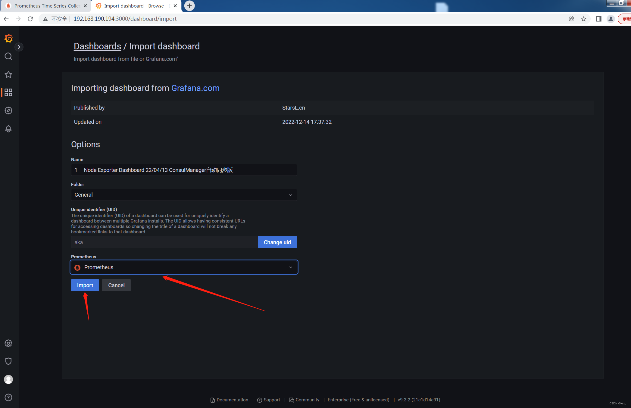 Prometheus+Grafana+node_exporter实现Linux系统的监控_grafana 监控 ubuntu 磁盘 模板-CSDN博客