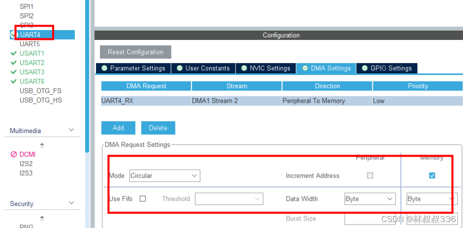 STM32CubeMX USART--dma数据接收【1】--帧同步_stm32cubemx串口usartdma发送接收数据-CSDN博客