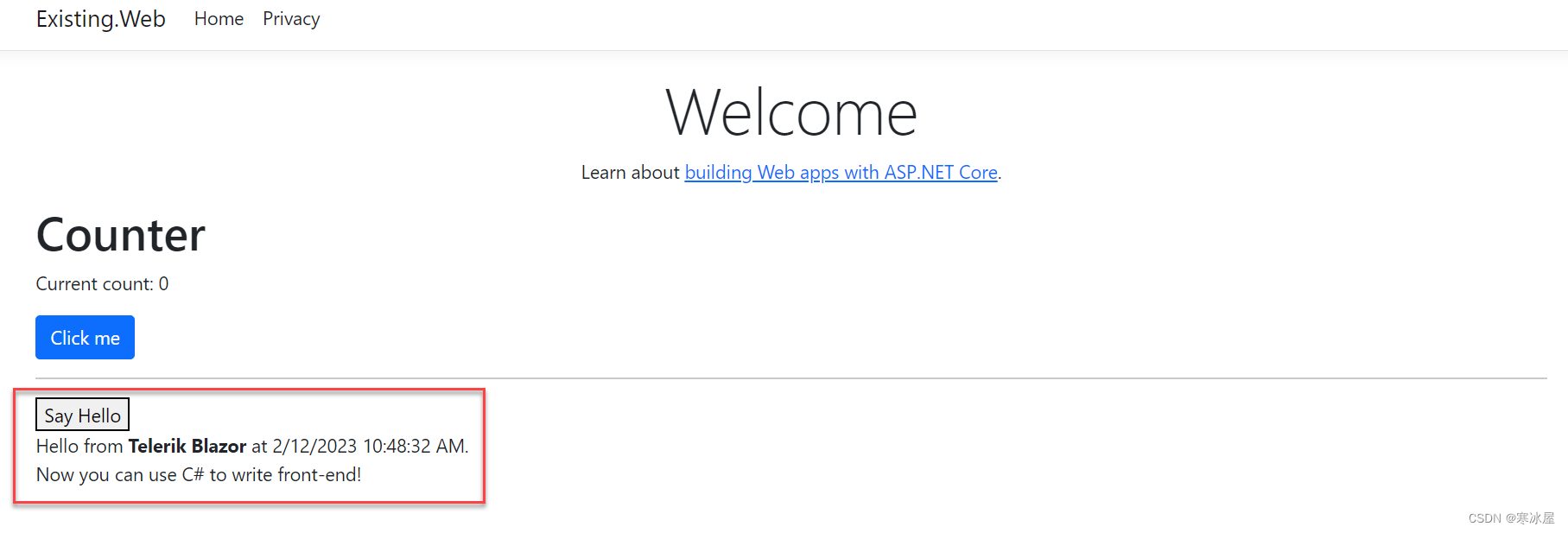 如何将Blazor WebAssembly集成到现有的ASP.NET Core Web应用程序中-CSDN博客