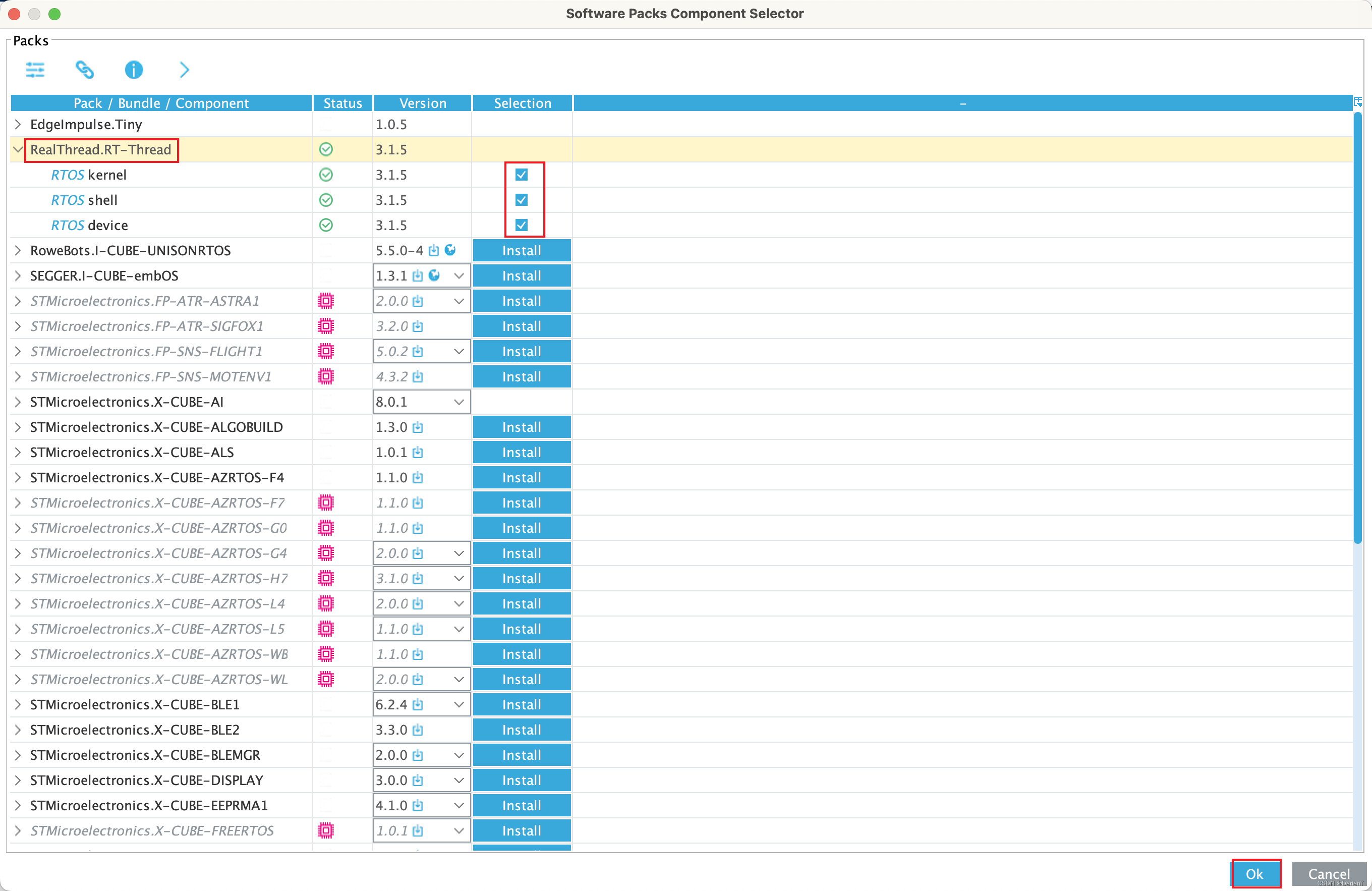 CubeIDE 配置移植 RT-Thread ,实时操作系统工程模板_cubeide 按照rtthread-CSDN博客