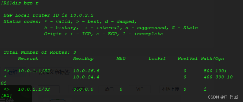 BGP路径选择——AS_Path实验举例_aspath 类型-CSDN博客