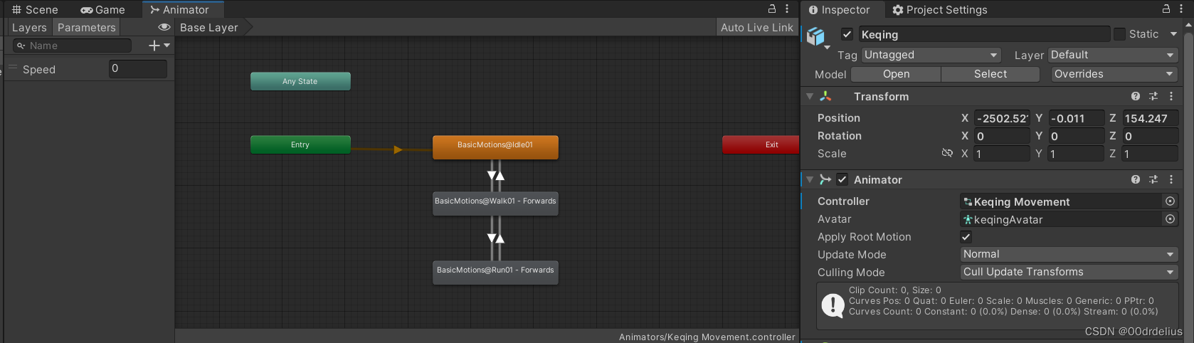 Unity第三人称人物（含人物骨架）移动+镜头移动&跟随_unity第三人称人物移动-CSDN博客