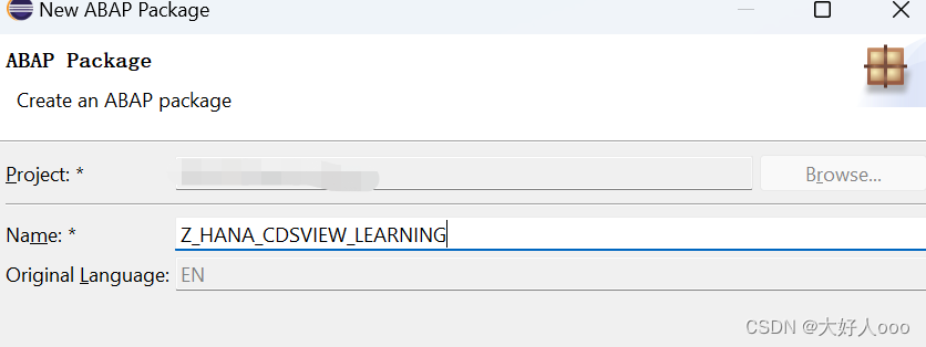 创建ABAP Package_eclipse abap package-CSDN博客