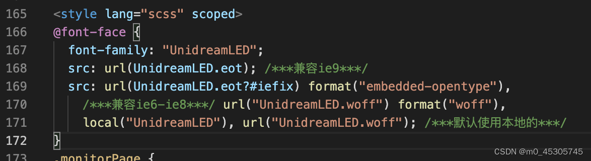 css 页面机械/数字电子 字体怎么实现？_css机械字体-CSDN博客