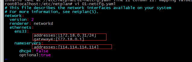 Ubuntu18.04配置静态ip遇到的报错_error in network definition: expected sequence ...