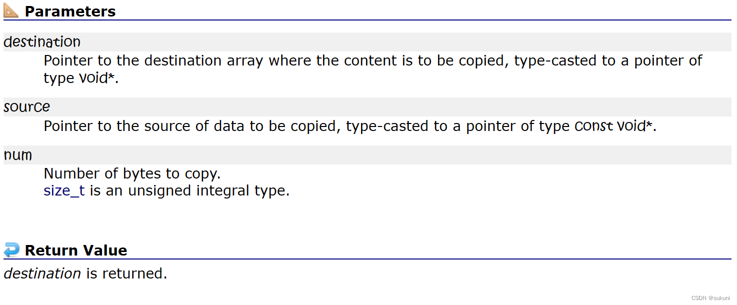 C进阶：内存函数memcpy, memmove, memcmp_memcpy和memcp-CSDN博客