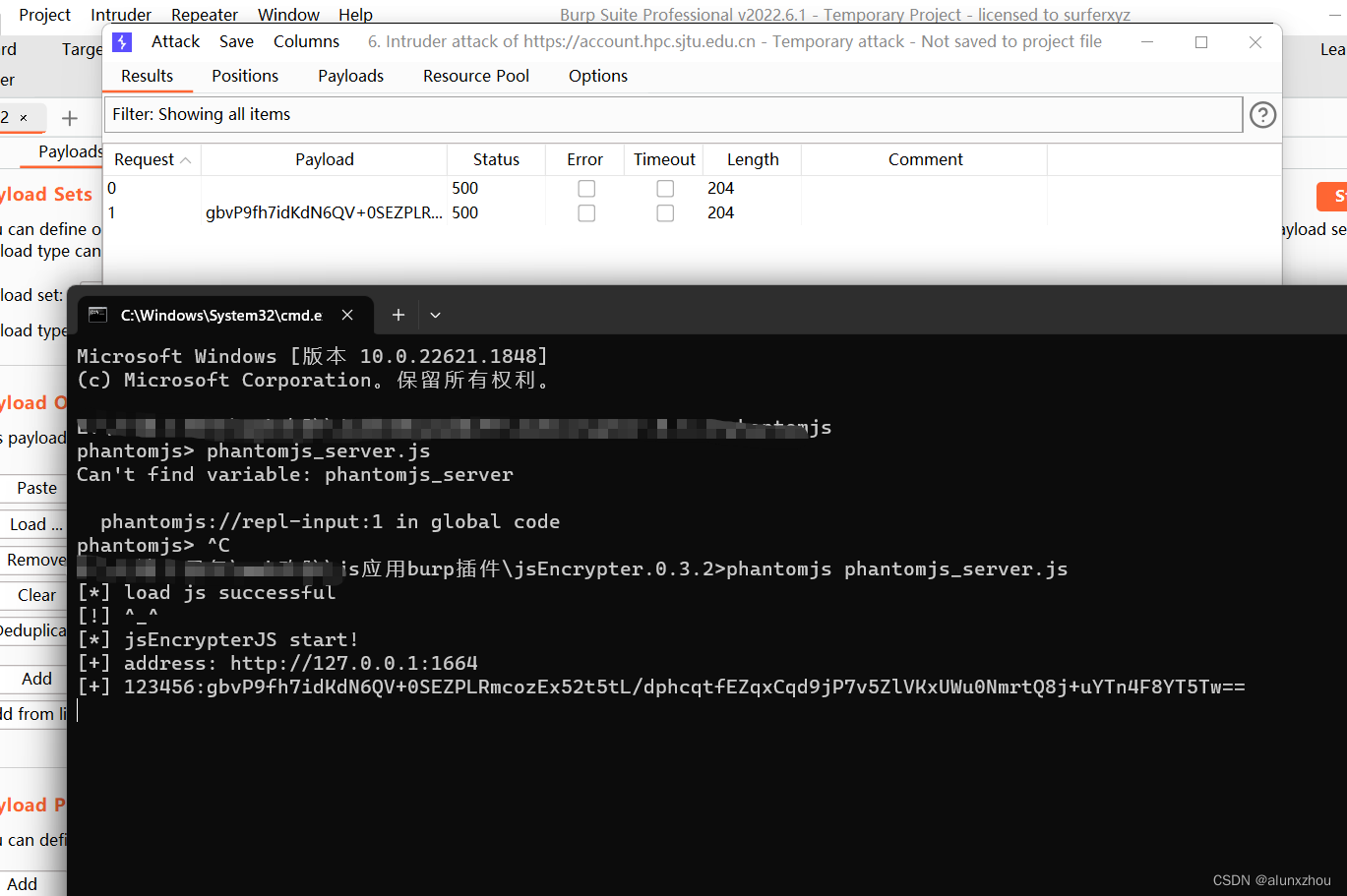前端加密爆破之burp插件详解jsencrypter Csdn博客 