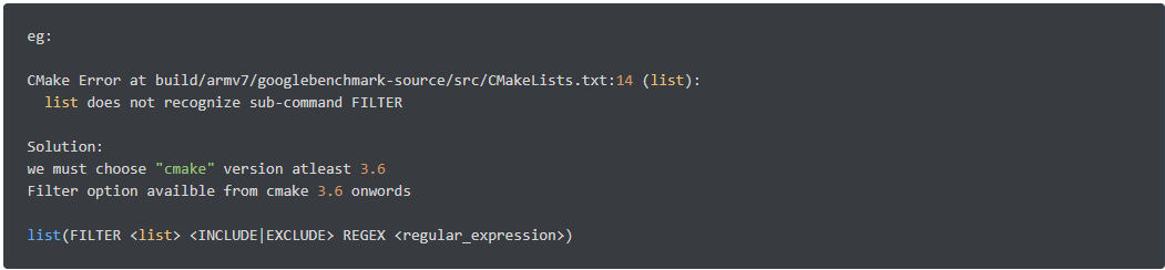 ubuntun16-04-list-does-not-recognize-sub-command-filter-list-dose