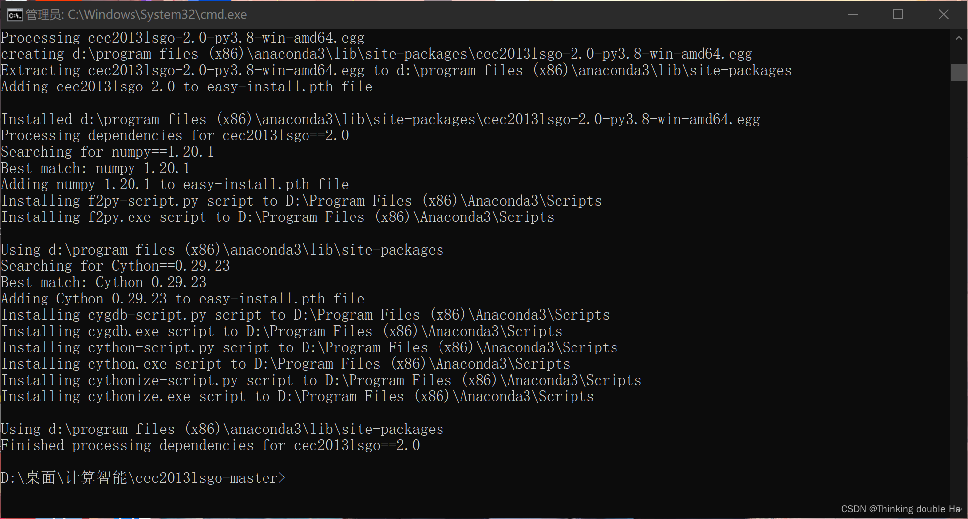 python安装cec2013lsgo教程；出现 LINK : fatal error LNK1181: 无法打开输入文件“m.lib”解决详解-CSDN博客
