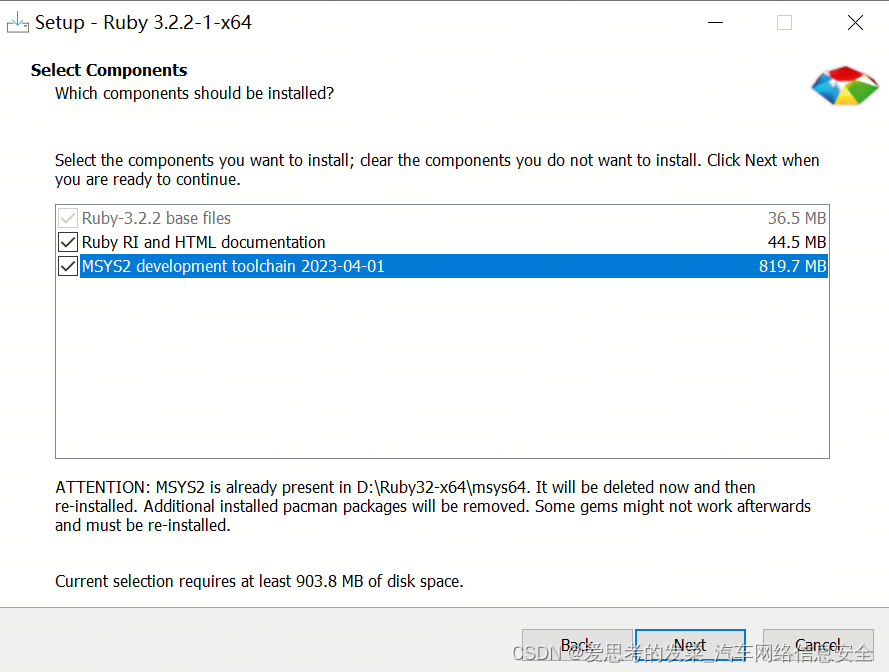 Ruby新手安装步骤,windows环境windows安装ruby Csdn博客