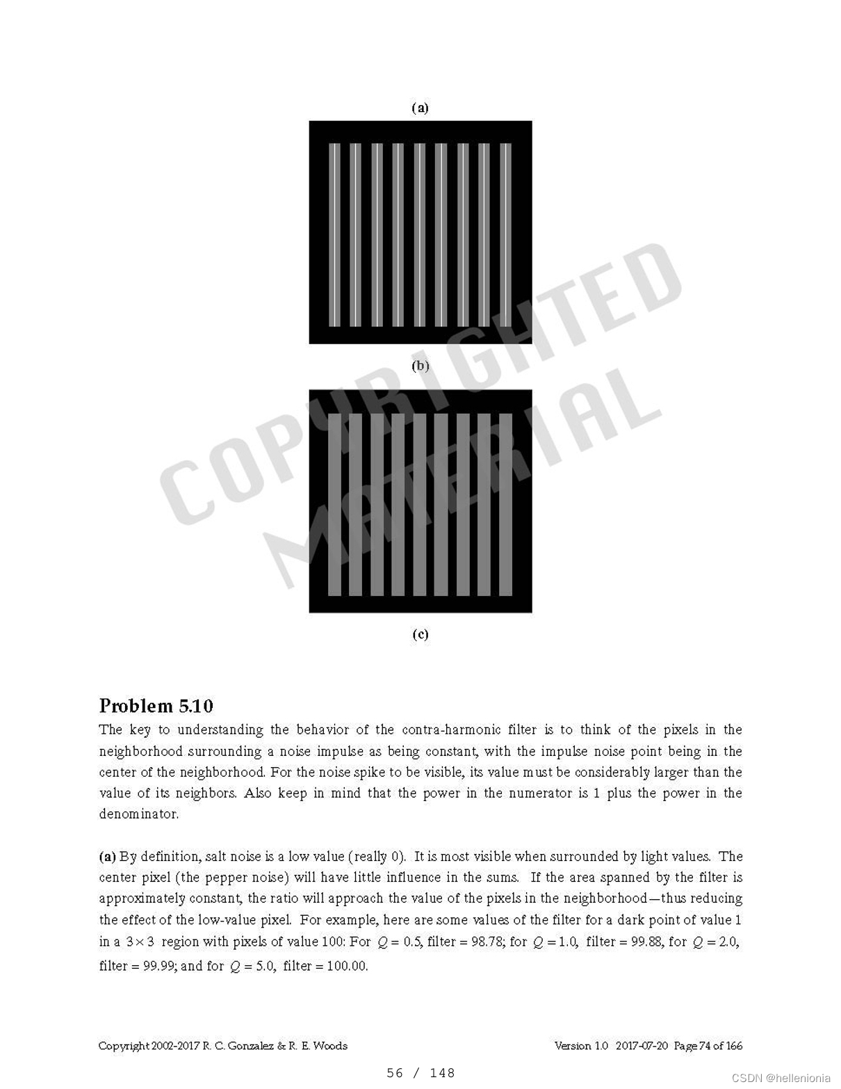 【数字图像处理第四版课后习题答案】第5章 图像复原与重建(含英文原版)数字图像处理第四版课后答案第五章 Csdn博客