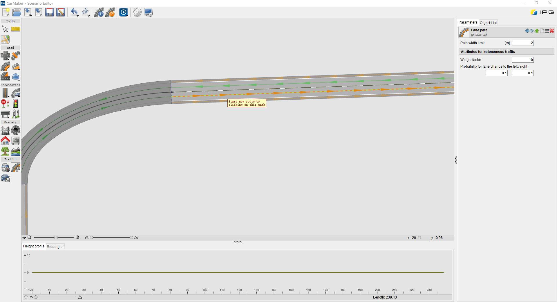 【CarMaker学习笔记】手把手教你搭建一个闭环道路并运行车辆_carmake 场景搭建-CSDN博客