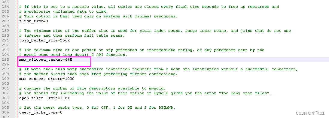 Caused by: com.mysql.jdbc.PacketTooBigException: Packet for query is too large (4224064 ...