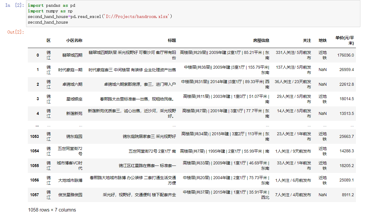 Python数据分析入门笔记6——数据清理案例练习pandas删除建筑年代2021的房屋数据 Csdn博客
