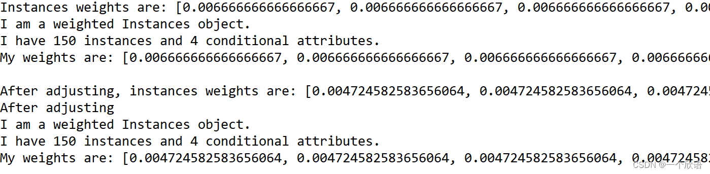 集成学习之 AdaBoosting-1带权数据集_java for(int i = 0; i