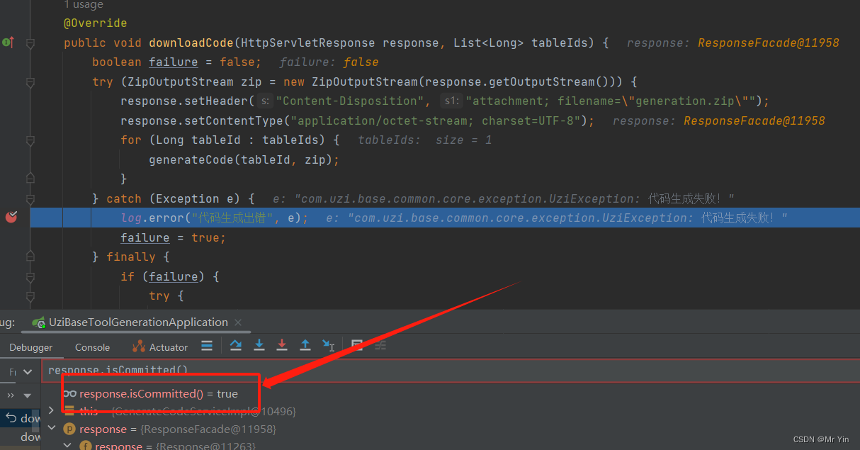 Cannot call sendError() after the response has been committed问题产生原因之一和当前解决方案-CSDN博客