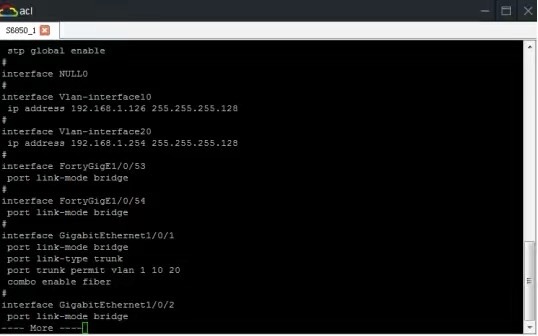 H3C S6850交换机通过配置基本ACL实现不同vlan之间通信隔离_华三交换机acl应用到vlan-CSDN博客