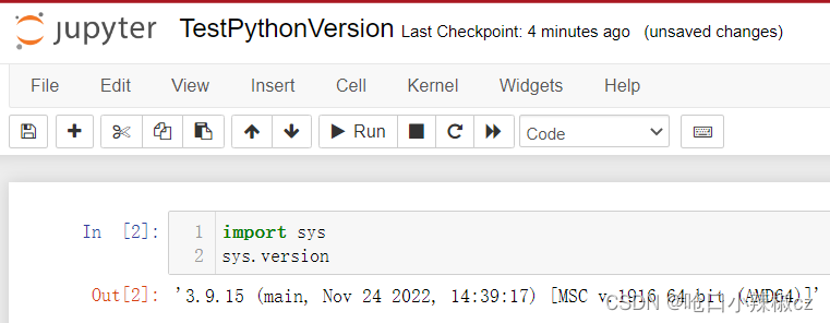 Jupyter-notebook升级内核至Python3.9版本以上或任意指定版本_jupyter notebook改python版本-CSDN博客