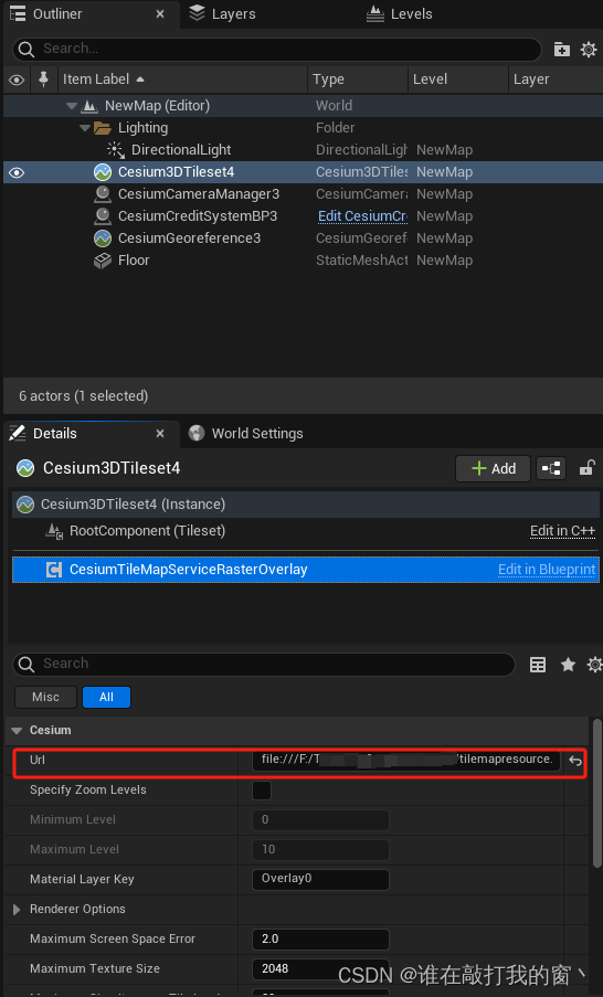 UE5 Cesium for Unreal加载离线影像地图和离线高程图_cesium for unreal离线使用-CSDN博客