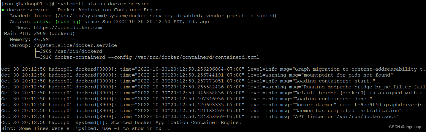 docker启动失败 Failed to start Docker.... error=“/var/lib/docker/containerd/daemon/io.containerd ...