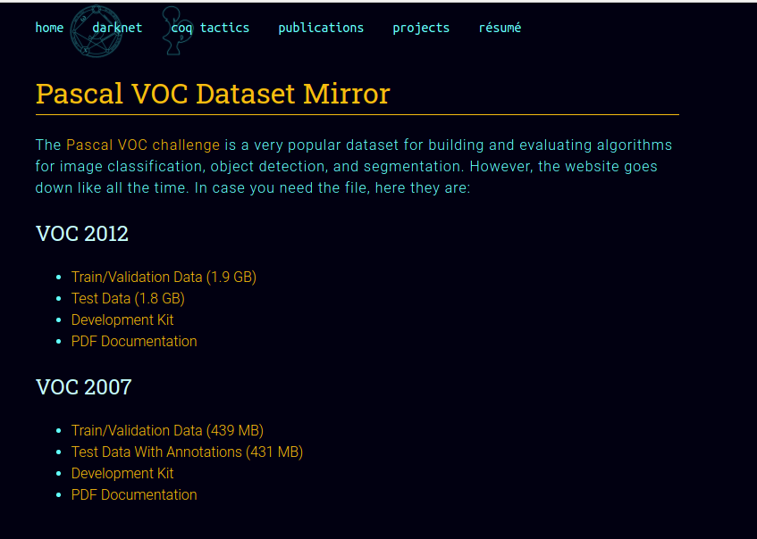 【目标检测数据集】一、PASCAL VOC数据集简介_voc2012目标检测trainval-CSDN博客