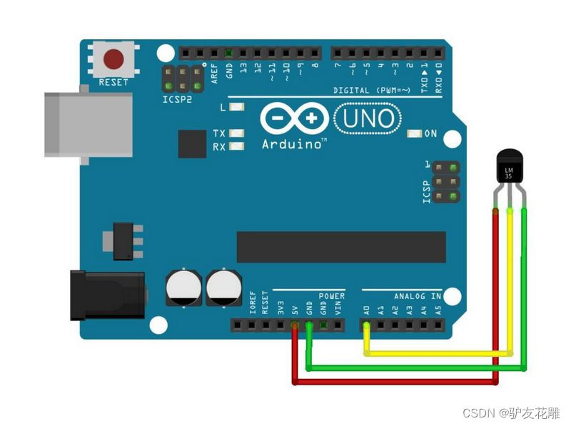 【雕爷学编程】arduino动手做（204） Lm35温度传感器arduino温度传感器 Csdn博客 