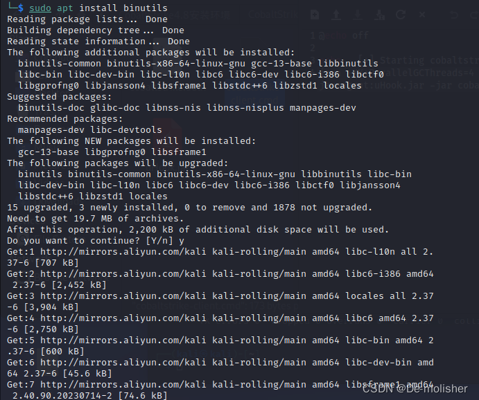 `libc6-dev`与`binutils`依赖报错libc6-dev : Breaks: binutils (＜ 2.38) but 2.37-10.1 is to be installed ...