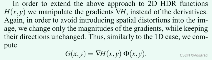 Gradient Domain High Dynamic Range Compression-CSDN博客