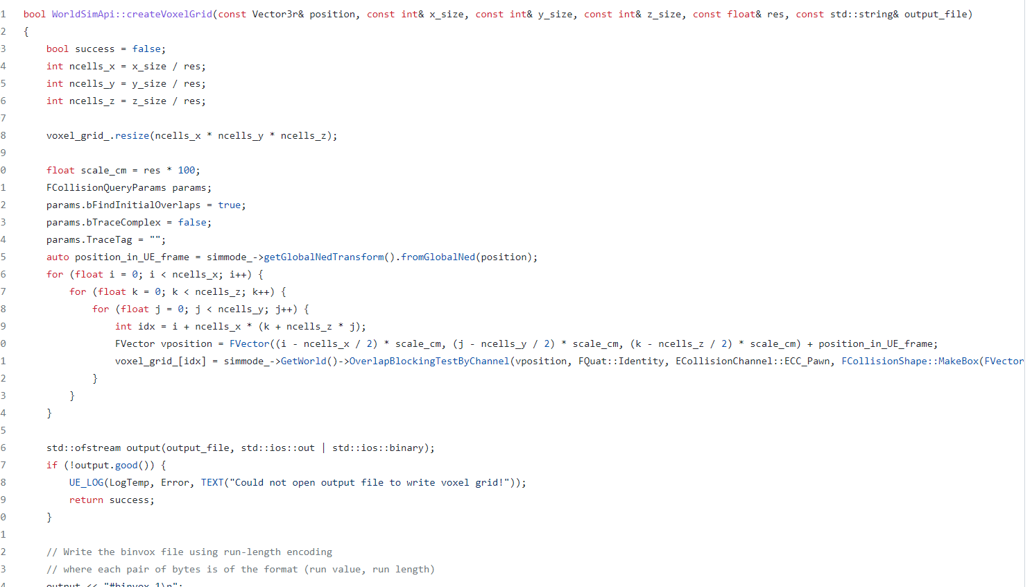 关于Airsim中Voxel grid的相关使用_.binvox文件可视化-CSDN博客
