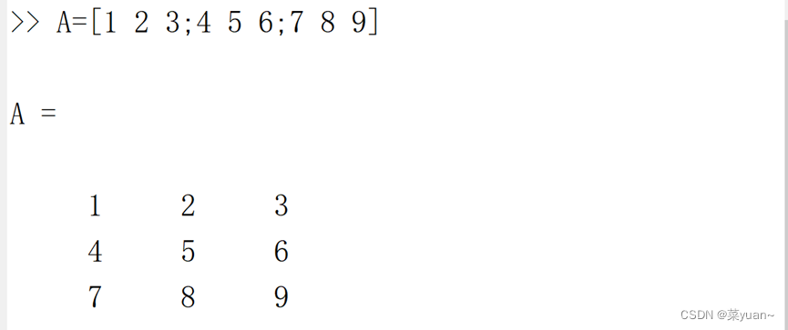 MATLAB 基础笔记(一):数组的生成_matlab生成数组-CSDN博客