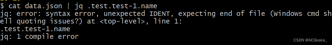 jq命令安装与使用_windows安装jq-CSDN博客