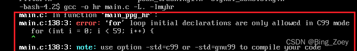 【linux】use option -std=c99 or -std=gnu99 to compile your code_std c99 gnu99-CSDN博客