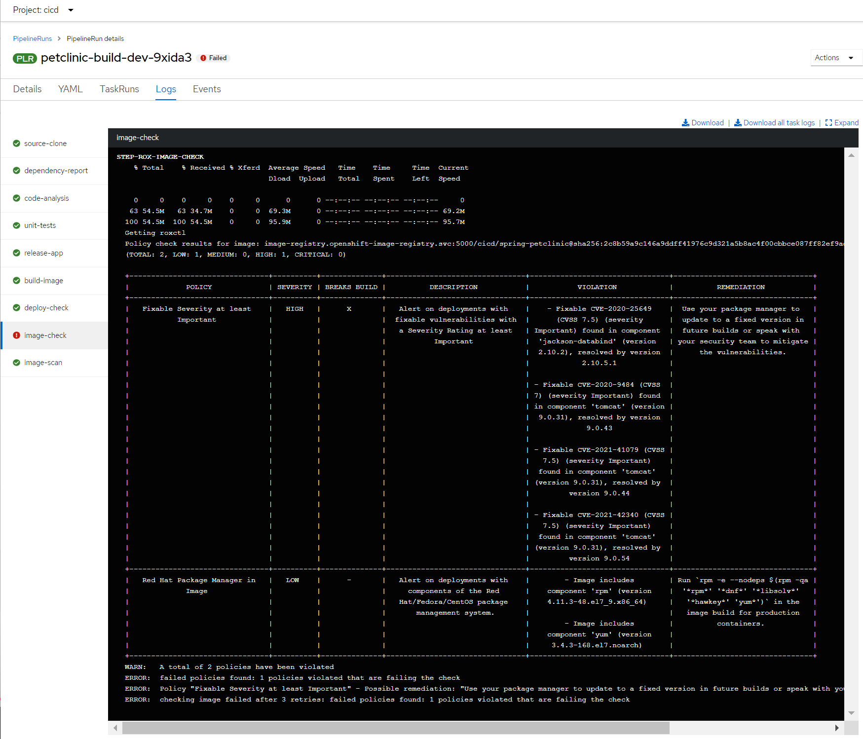 OpenShift 4 - DevSecOps (2) - 修复 RHACS 发现的安全隐患（附视频）-CSDN博客