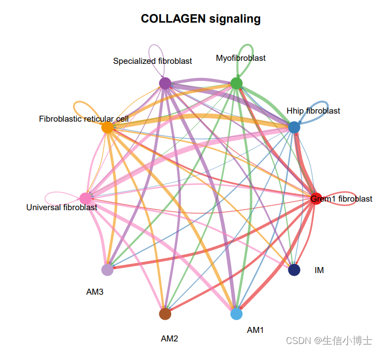 no title in netVisual_aggregate cellchat 加上 title(main = paste0(i,‘signaling‘))即可-CSDN博客